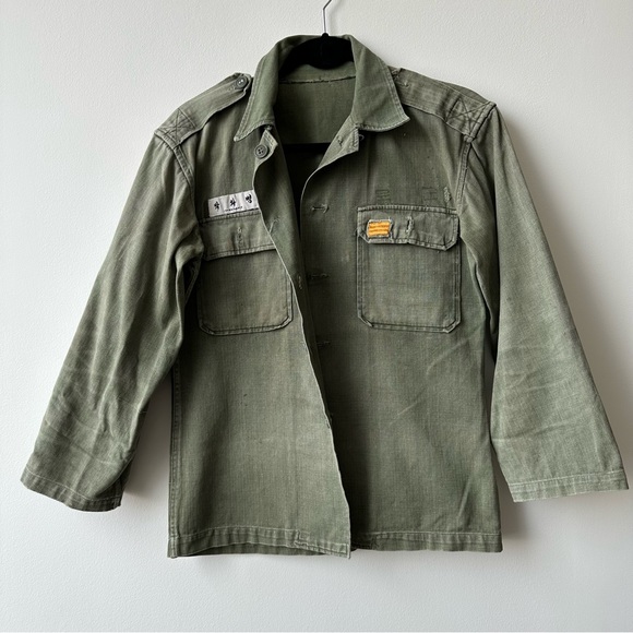 Jackets & Coats | Vintage One Of A Kind Army Green Surplus Military ...